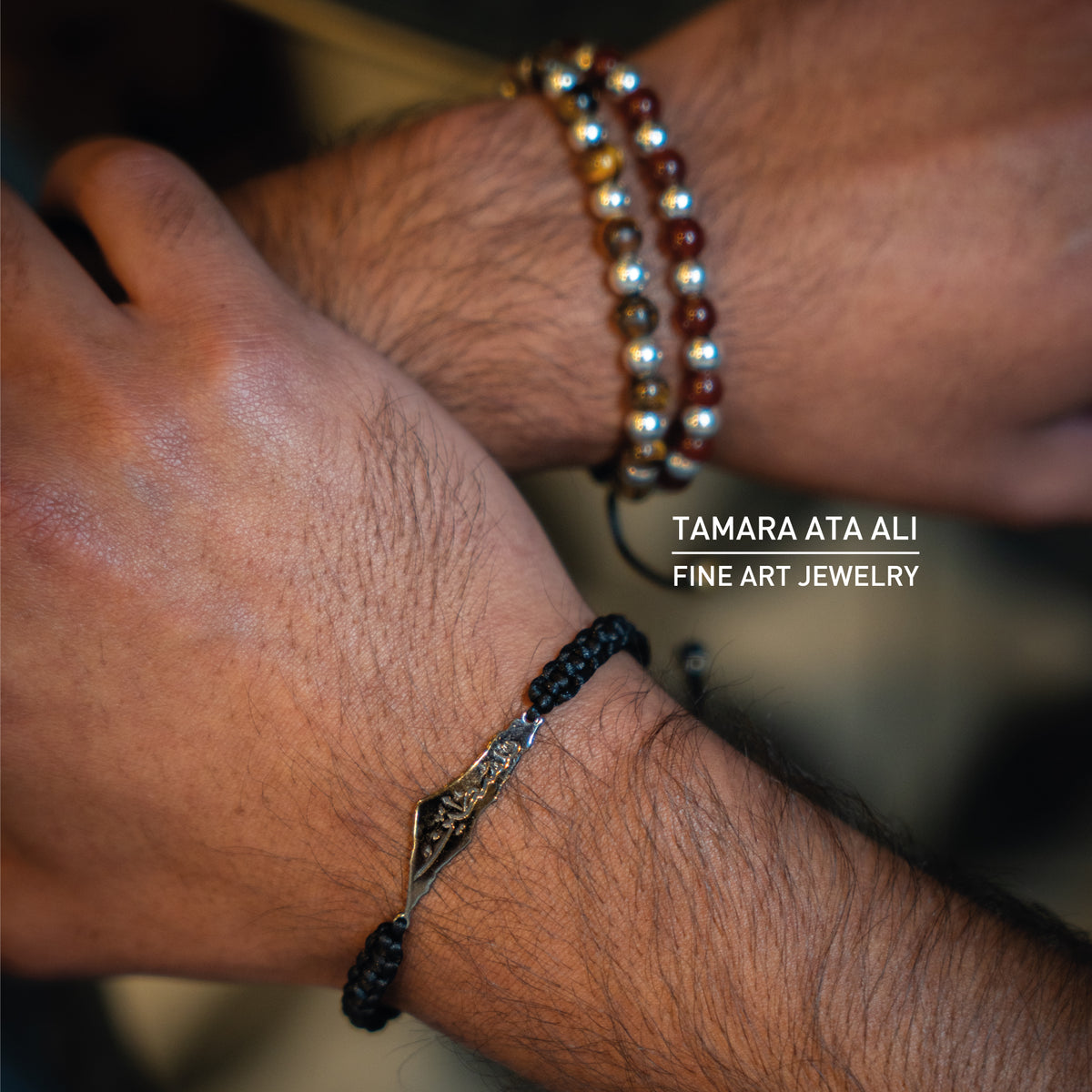 Silver Engraved Map Thread Bracelet– Tamaraataalijewelry