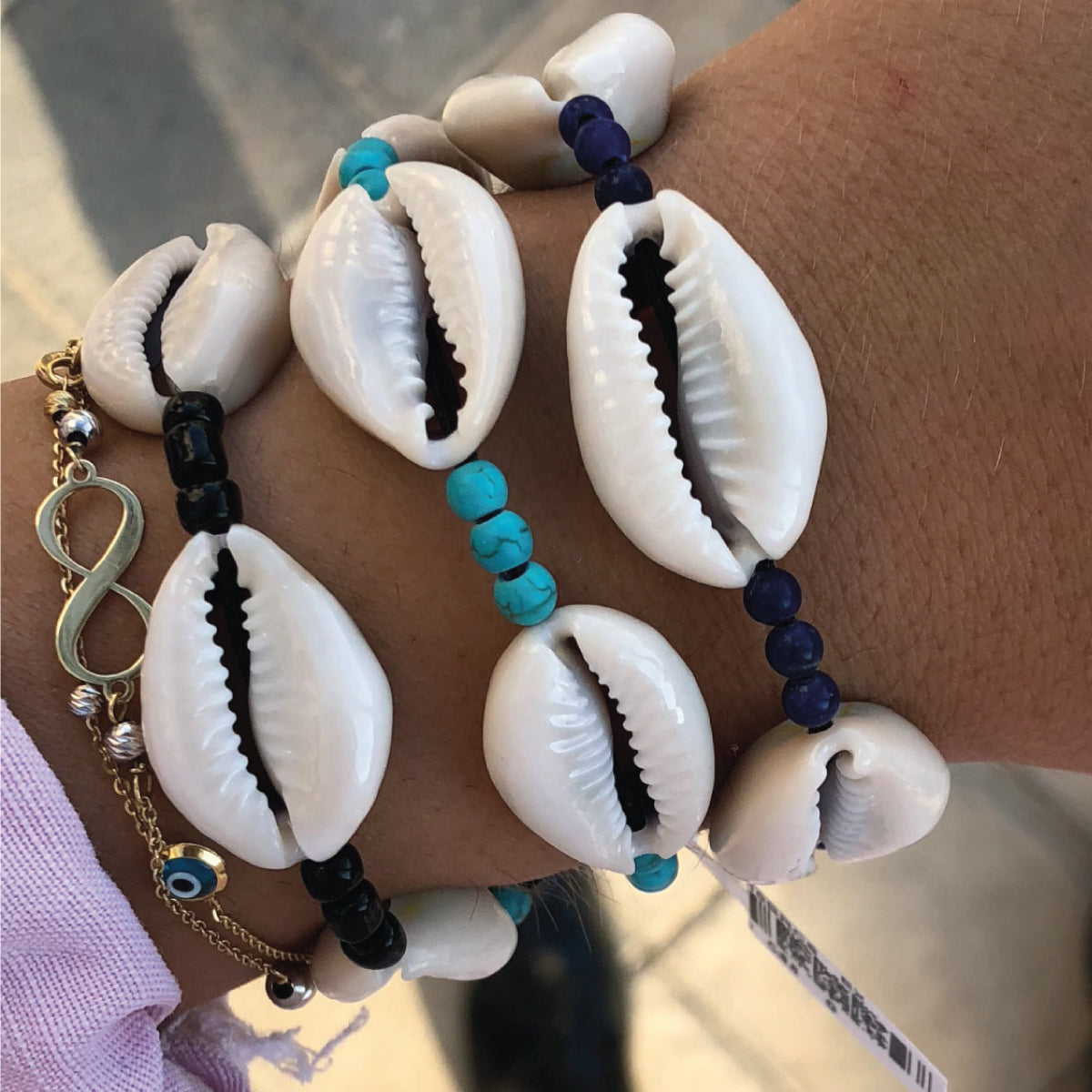 Seashell Beads Bracelets– Tamaraataalijewelry